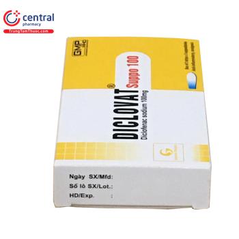 Thuốc Diclovat Suppo 100 - Thuốc điều trị viêm xương khớp