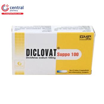 Thuốc Diclovat Suppo 100 - Thuốc điều trị viêm xương khớp