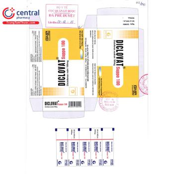 Thuốc Diclovat Suppo 100 - Thuốc điều trị viêm xương khớp