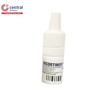 Thuốc nhỏ mắt Dicortinef chai 5ml: tác dụng, liều dùng và cách dùng