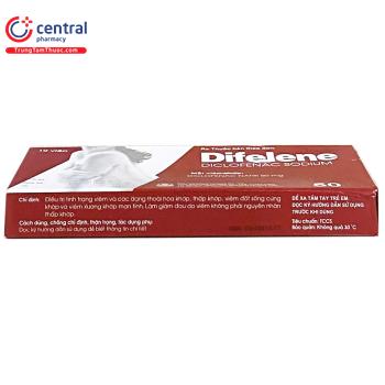 Thuốc Difelene (Diclofenac 50mg) - giảm đau xương khớp