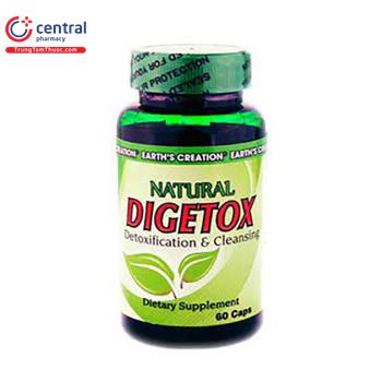 Thuốc Natural Digetox - Hỗ trợ điều trị chứng táo bón, khó tiêu