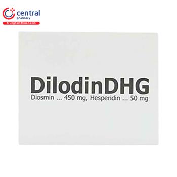 Thuốc Dilodin DHG điều trị bệnh trĩ và suy giãn tĩnh mạch hiệu quả