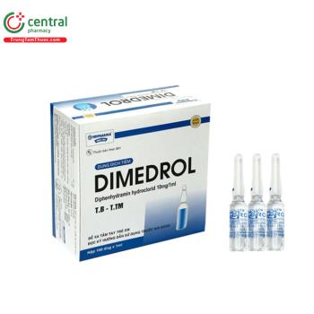 Thuốc Dimedrol 10mg/ml HDPharma - Giảm nhẹ các triệu chứng dị ứng