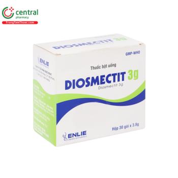 Thuốc Diosmectit 3g Enlie: Giảm đau do viêm thực quản, dạ dày -ruột