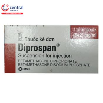 Thuốc Diprospan 1ml: tác dụng, cách dùng và lưu ý sử dụng