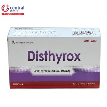 Thuốc Disthyrox điều trị hội chứng suy giáp do mọi nguyên nhân