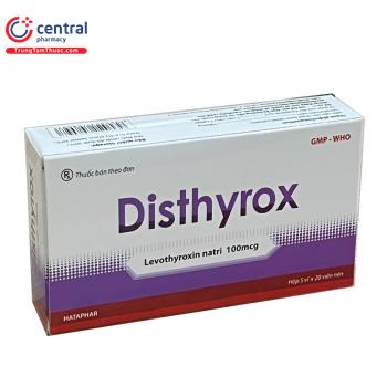 Thuốc Disthyrox điều trị hội chứng suy giáp do mọi nguyên nhân