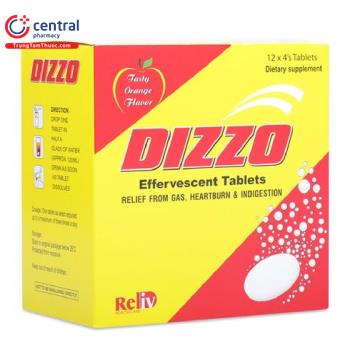 Thuốc Dizzo - Giảm đầy hơi, khó tiêu: Công dụng và liều dùng