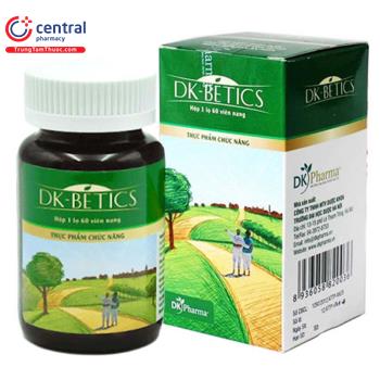 [CHÍNH HÃNG] Thuốc DK-Betics (lọ 60 viên)-Hỗ trợ điều trị tiểu đường