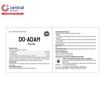 [CHÍNH HÃNG] Do-Adam Forte - tăng cường sinh lý nam giới