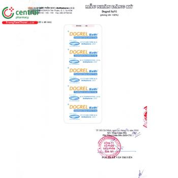 Thuốc Dogrel SaVi 75mg - Chống kết tập tiểu cầu, phòng bệnh t im mạch