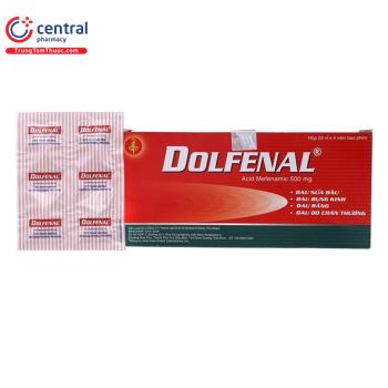 [CHÍNH HÃNG] Thuốc Dolfenal 500mg giảm đau nhanh, chống viêm, hạ sốt