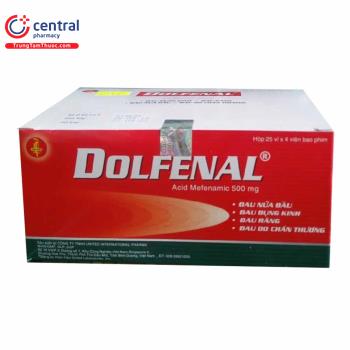 [CHÍNH HÃNG] Thuốc Dolfenal 500mg giảm đau nhanh, chống viêm, hạ sốt