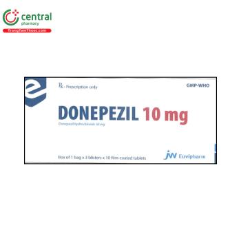 Thuốc Donepezil 10mg điều trị triệu chứng sa sút trí tuệ Alzheimer