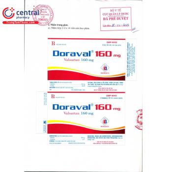 [CHÍNH HÃNG] Thuốc Doraval 160mg - điều trị tăng huyết áp, suy tim