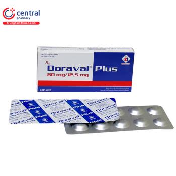 Doraval Plus 80mg/12,5mg - điều trị tăng huyết áp hiệu quả