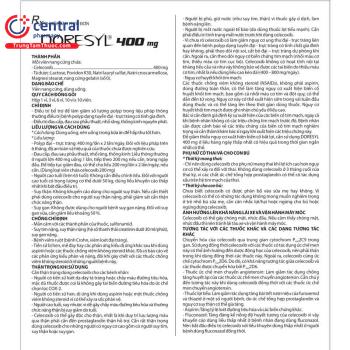 [CHÍNH HÃNG] Thuốc Doresyl 400mg - giảm đau, chống viêm