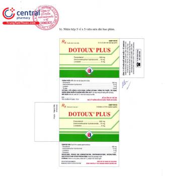 [CHÍNH HÃNG] Thuốc Dotoux Plus - điều trị các triệu chứng của cảm cúm