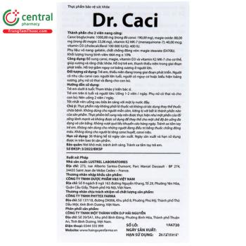 Thuốc Dr. Caci Ocavill - giúp xương chắc khỏe, ngăn ngừa loãng xương