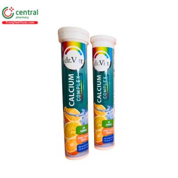 Viên sủi dr. Vitt Calcium Complex - Hỗ trợ xương và răng chắc khỏe