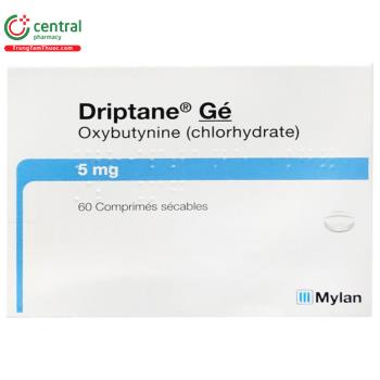 Thuốc Driptane 5mg Mylan Trị tiểu gấp ở phụ nữ, có tiểu són hay không