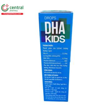 Thuốc Drops DHA Kids Tradiphar hỗ trợ tốt cho não bộ, thị lực của trẻ