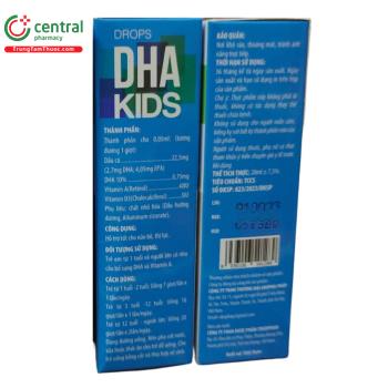 Thuốc Drops DHA Kids Tradiphar hỗ trợ tốt cho não bộ, thị lực của trẻ