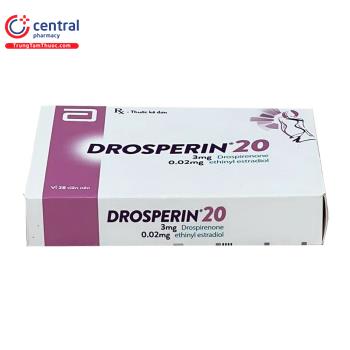 Thuốc Drosperin 20 - Thuốc tránh thai hằng ngày an toàn và hiệu quả