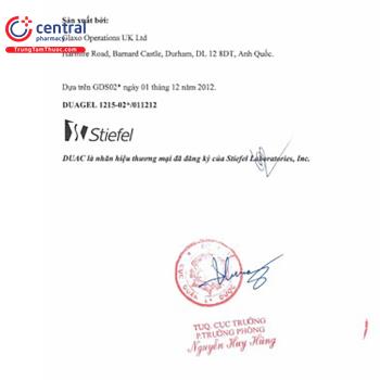 Thuốc Duac Once Daily Gel 15g - Thuốc da liễu điều trị mụn trứng cá