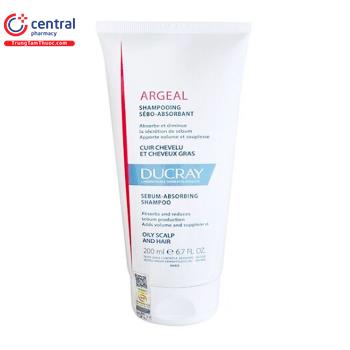 Dầu gội cho da dầu nhờn Ducray Argeal Shampoo 200ml giữ tóc bồng bềnh