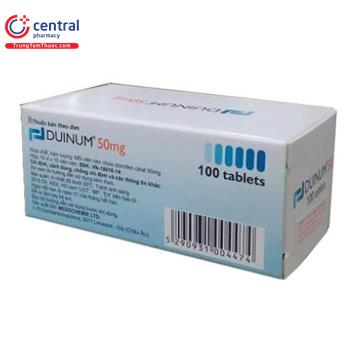 Thuốc Duinum 50mg điều trị rối loạn chức năng buồng trứng