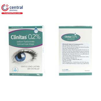 [CHÍNH HÃNG] Dung dịch nhỏ mắt Clinitas 0,2% - Giữ ẩm cho mắt