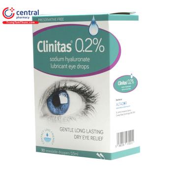 [CHÍNH HÃNG] Dung dịch nhỏ mắt Clinitas 0,2% - Giữ ẩm cho mắt