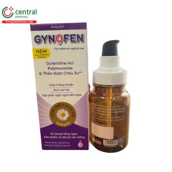 Dung dịch vệ sinh Gynofen làm sạch vùng kín, kháng khuẩn, khử mùi hôi