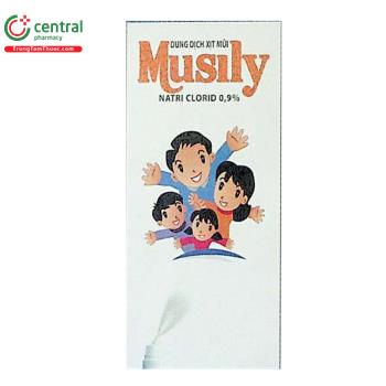 Thuốc Dung Dịch Xịt Mũi Musily giúp làm sạch, giảm nghẹt mũi, sổ mũi