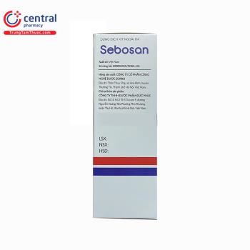 [CHÍNH HÃNG] Dung dịch xịt ngoài da Sebosan 100ml trị ghẻ, ngứa
