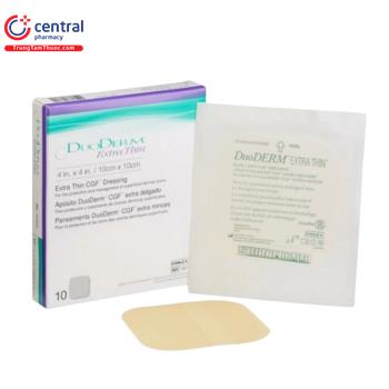 Miếng dán DuoDerm Extra Thin 10x10cm dùng vết thương khô hoặc dịch ít