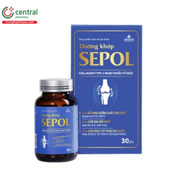 Dưỡng khớp Sepol - Công thức Đông Tây y kết hợp giúp làm trơn khớp