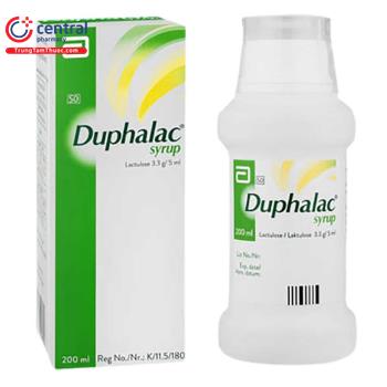 [CHÍNH HÃNG] Thuốc Duphalac Syrup 200ml điều trị táo bón, hôn mê gan