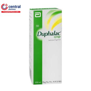 [CHÍNH HÃNG] Thuốc Duphalac Syrup 200ml điều trị táo bón, hôn mê gan