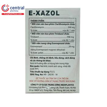 [CHÍNH HÃNG] Thuốc E-xazol điều trị diệt vi khuẩn H.pylori