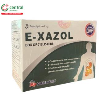 [CHÍNH HÃNG] Thuốc E-xazol điều trị diệt vi khuẩn H.pylori