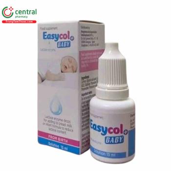 Thuốc Easycol Baby + bổ sung enzym Lactase ngoại sinh cho đường ruột