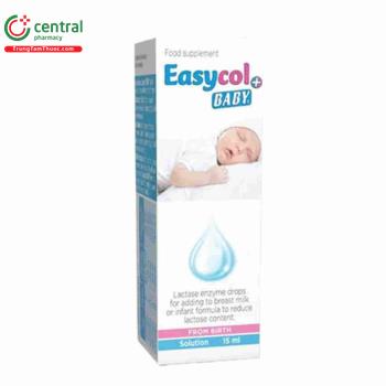 Thuốc Easycol Baby + bổ sung enzym Lactase ngoại sinh cho đường ruột