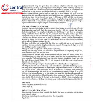 [CHÍNH HÃNG] Thuốc Ebitac Forte 20mg/12.5mg điều trị tăng huyết áp