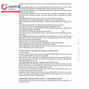 [CHÍNH HÃNG] Thuốc Ebitac Forte 20mg/12.5mg điều trị tăng huyết áp