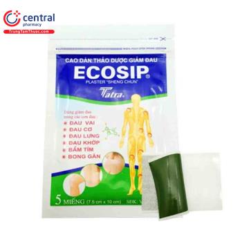 [CHÍNH HÃNG] Thuốc Ecosip Plaster "Sheng Chun" giảm đau hiệu quả