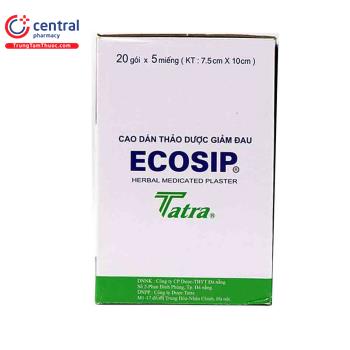 [CHÍNH HÃNG] Thuốc Ecosip Plaster "Sheng Chun" giảm đau hiệu quả