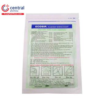 [CHÍNH HÃNG] Thuốc Ecosip Plaster "Sheng Chun" giảm đau hiệu quả